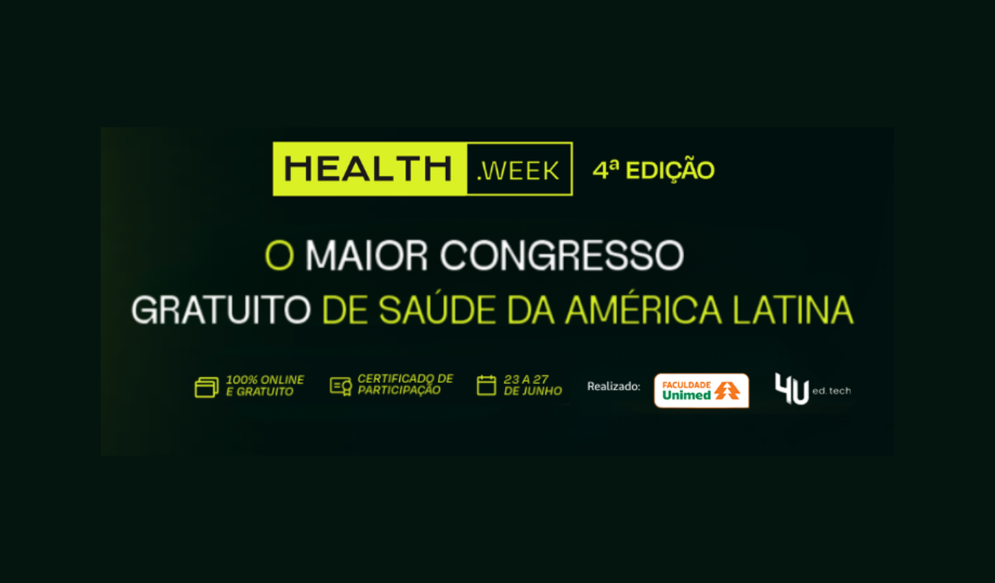 Health Week 2025 reúne mais de 85 mil inscritos e bate recorde de ...